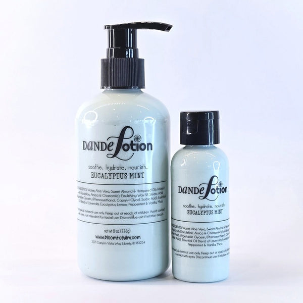 Dande-LOTION {EUCALYPTUS MINT} – Bloom to Balm